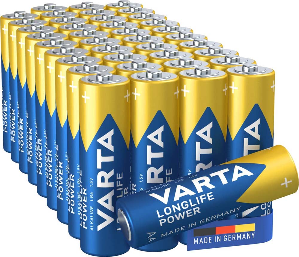 Varta Longlife Power Batterien AA 40 Stück | Akkus & Batterien ...